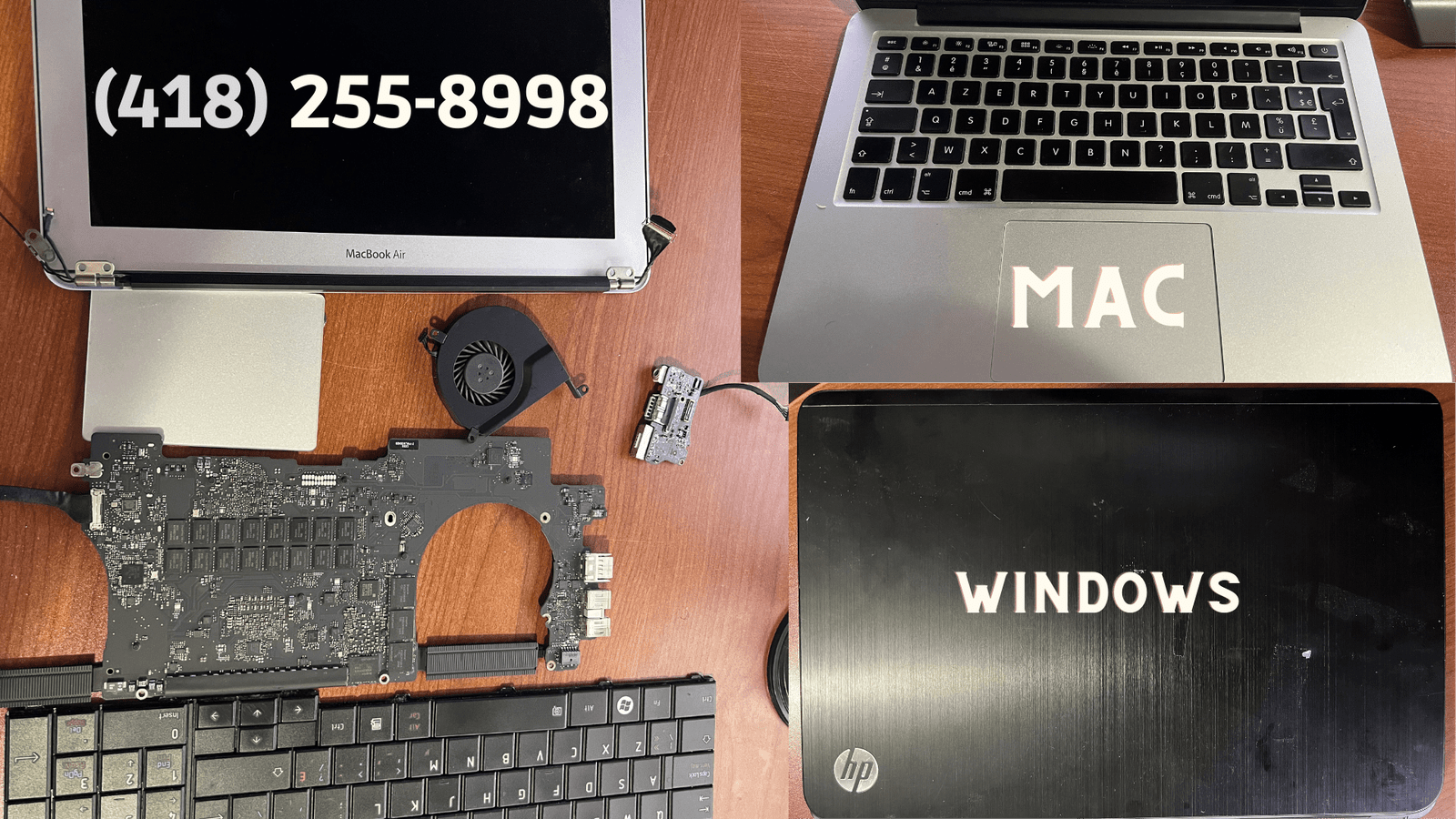 Réparation des Ordinateur à Québec, Reparation Ordinateur